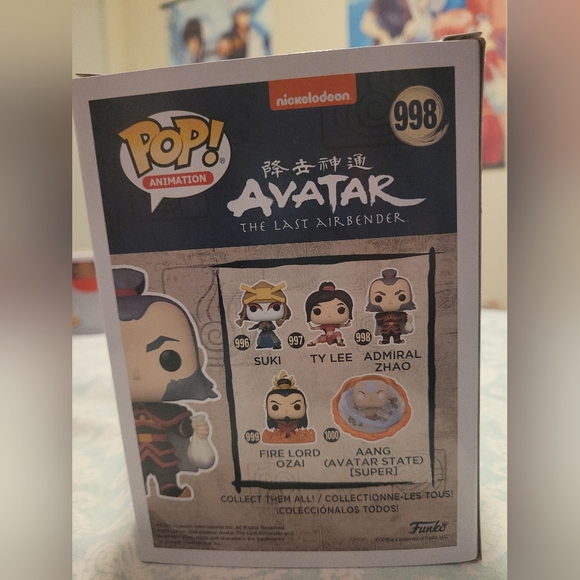 Toys | Funko Pop Admiral Zhao 998 Atla Avatar The Last Airbender | Poshmark